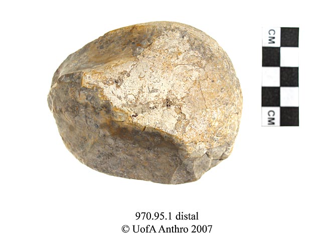 970.95.1 - cobble chopper - University of Alberta Museums Search Site