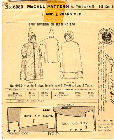 1981.31.22 - McCall outerwear pattern #6980 - University of Alberta ...