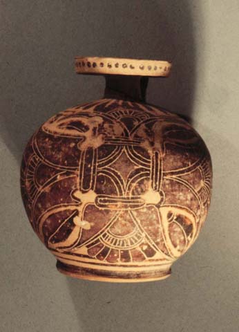 C1965.39.2 - Large Black Figure Round Aryballos - University of Alberta Museums Search Site