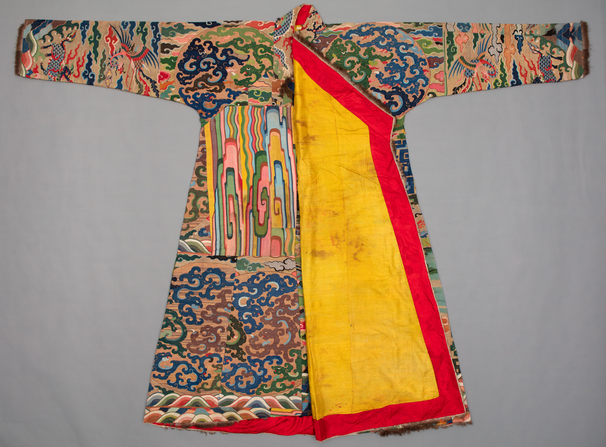 2005.5.15 - Silk Tapestry Weave Tibetan Chuba Robe for a Man ...