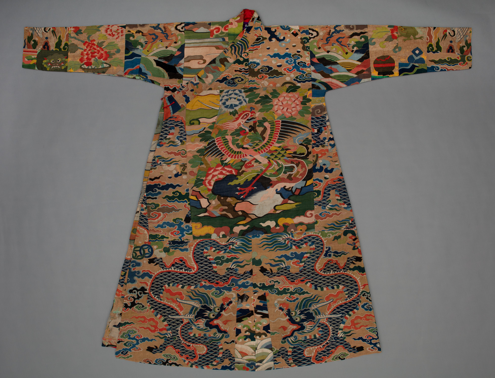 2005.5.16 - Silk Tapestry Weave Tibetan Chuba Robe for a Man ...