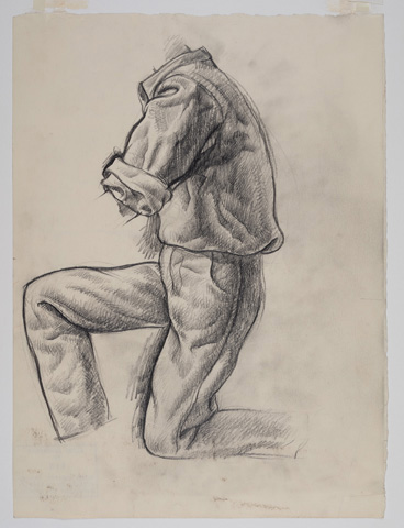 1974.23.4 - Study of a figure - University of Alberta Museums Search Site