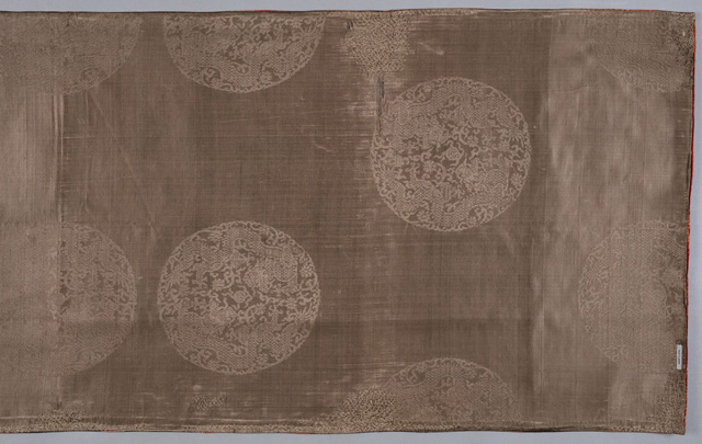 2005.5.470 - Red Silk Brocade Chair Cover - University of Alberta ...